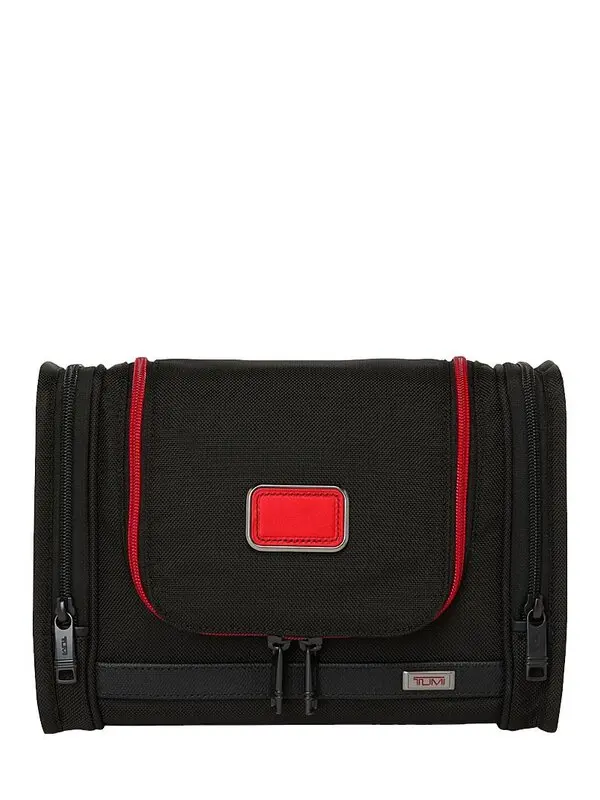 Tumi Alpha 3 Hanging Toiletry Kit - Black/red