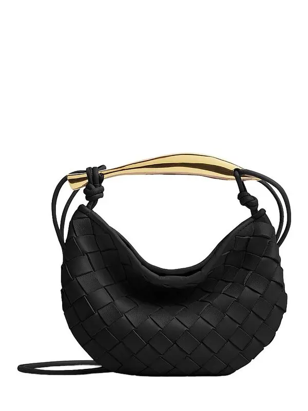 Bottega Veneta Mini Sardine Bag - Black Muse/brass