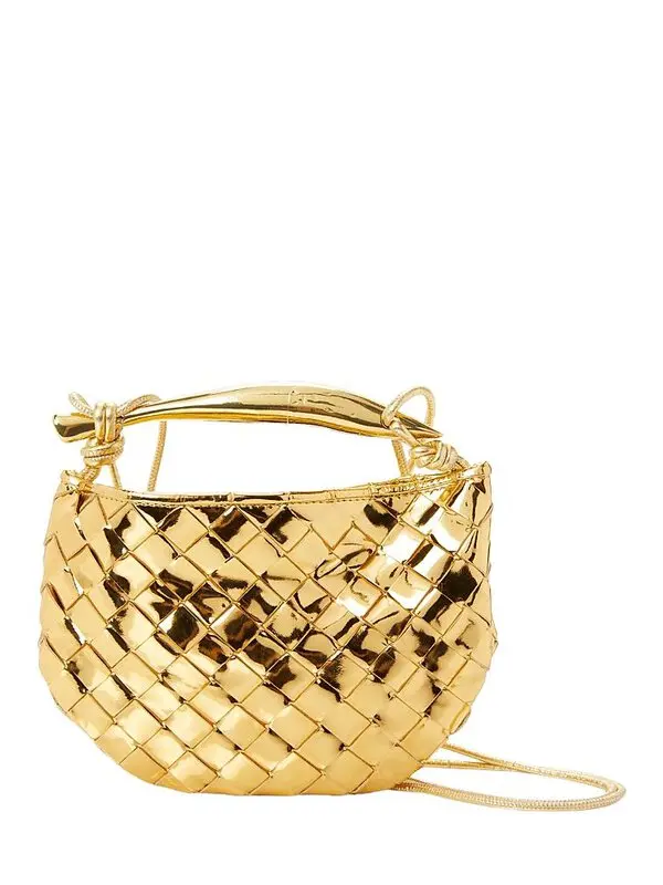 Bottega Veneta Mini Sardine Bag - Gold