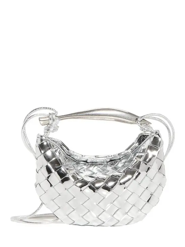 Bottega Veneta Mini Sardine Bag - Silver