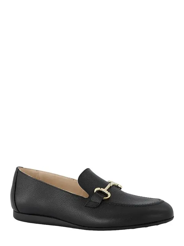 LANCOME Bethany Leather Flats - Black Leather