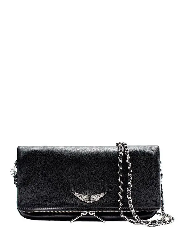 Zadig&Voltaire Rock Leather Shoulder Bag - Noir