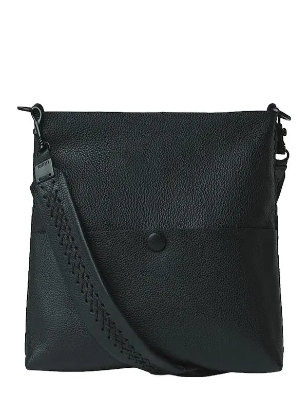 Callista Iconic Leather Messenger Bag - Perissa Black
