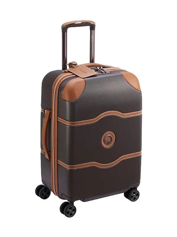 DELSEY PARIS Chatelet Air 2 Carry-on Spinner Suitcase - Chocolate