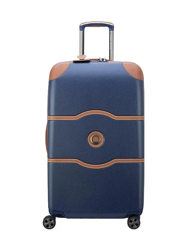 DELSEY PARIS Chatelet Air 2 Wheeled Trunk - Navy Blue/brown