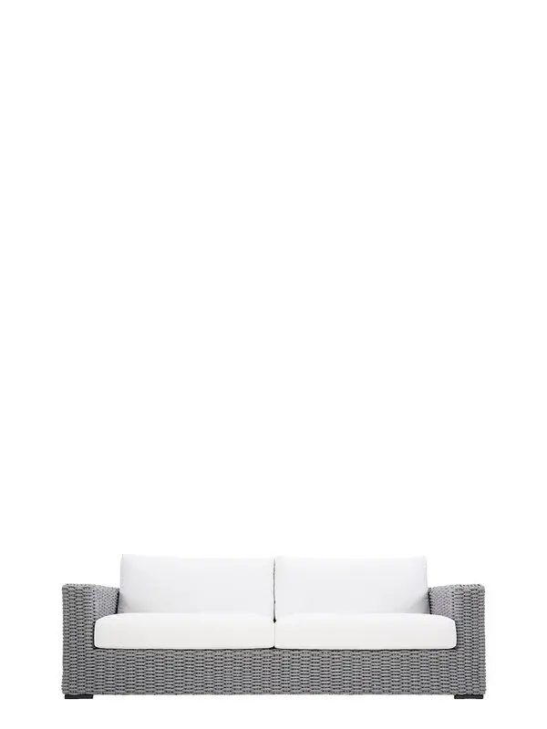 BERNHARDT Capri Outdoor Sofa - Gray Rope