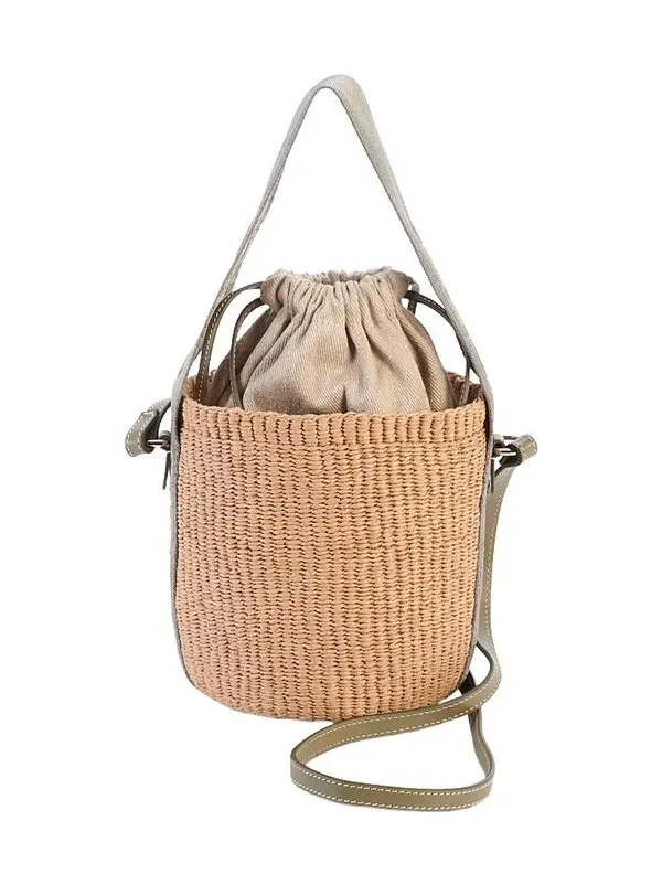 Chloé X Mifuko Woody Small Basket Bag - Aloe Green