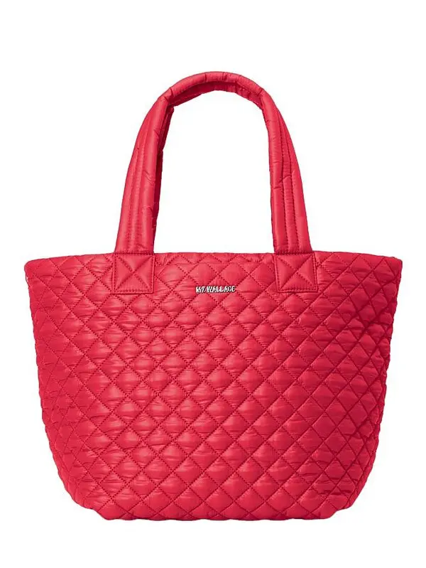 Mz Wallace Medium Metro Tote Deluxe - Apple/silver