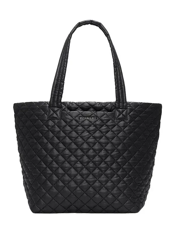 Mz Wallace Medium Metro Tote Deluxe - Black/matte Black