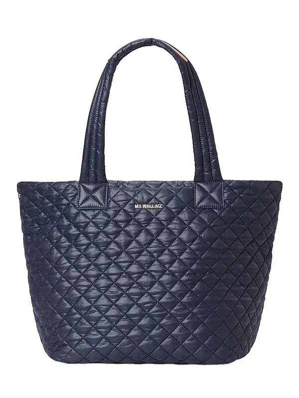 Mz Wallace Medium Metro Tote Deluxe - Dawn/silver