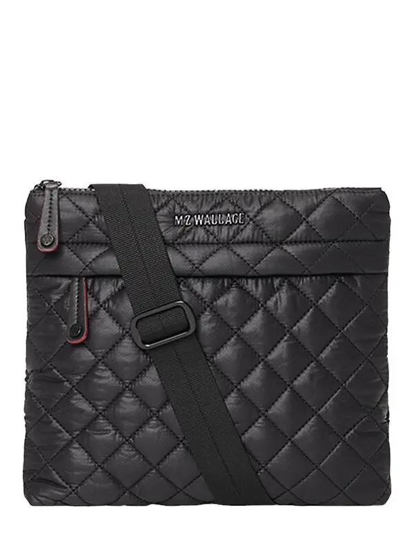 Mz Wallace Metro Flat Crossbody Bag - Black