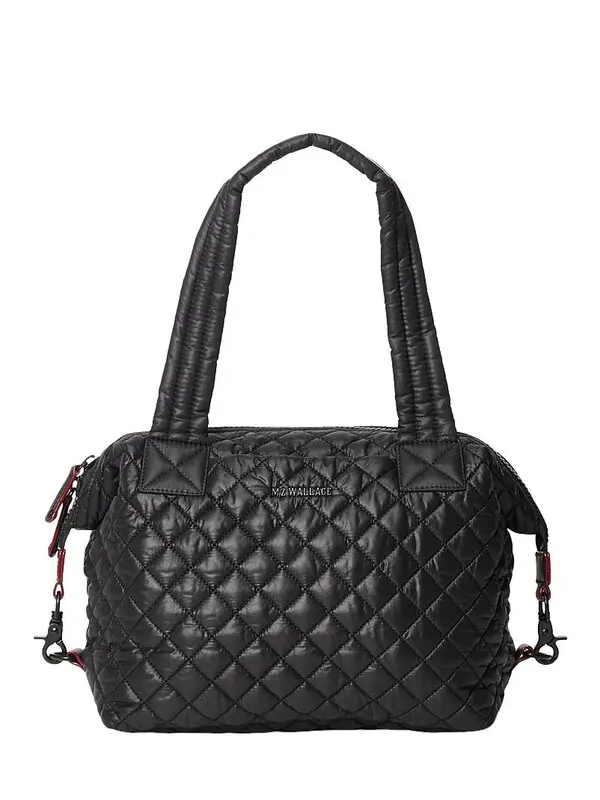 Mz Wallace Medium Sutton Deluxe Crossbody - Black