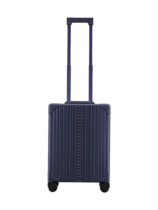 ALEON 21" Aluminum Vertical Spinner Carry On Suitcase - Blue