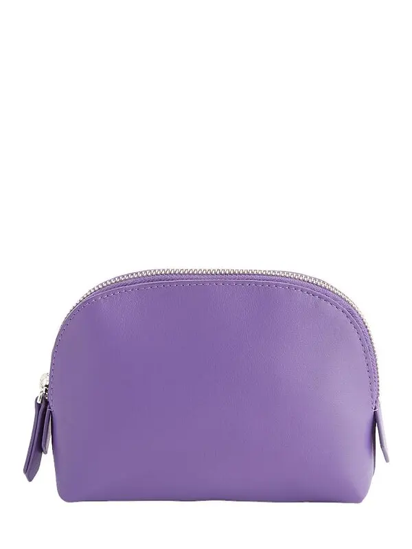 Rothy's Leather Cosmetics Case - Purple