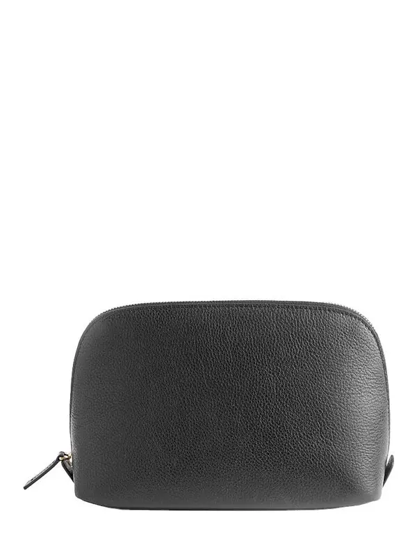 ROYCE NEW YORK Leather Cosmetic Case - Black