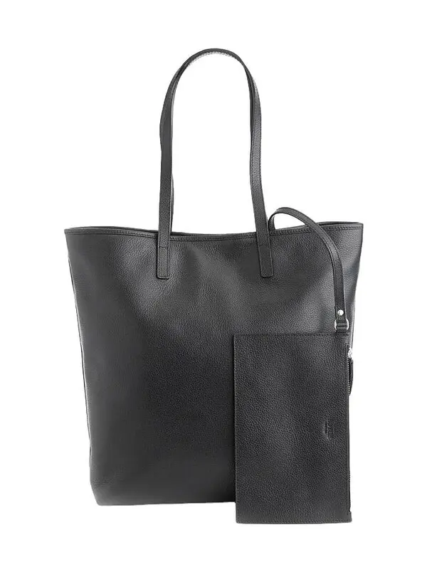 ROYCE NEW YORK Pebble Grain Leather Tote - Black