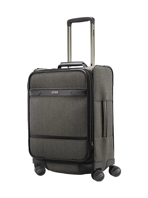 HARTMANN Herringbone Deluxe Domestic Carry On Expandable Spinner - Black Herringbone