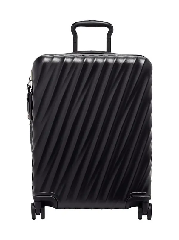 Tumi 19 Degree Continental Expandable 4-wheel Carry-on Luggage - Matte Black Texture