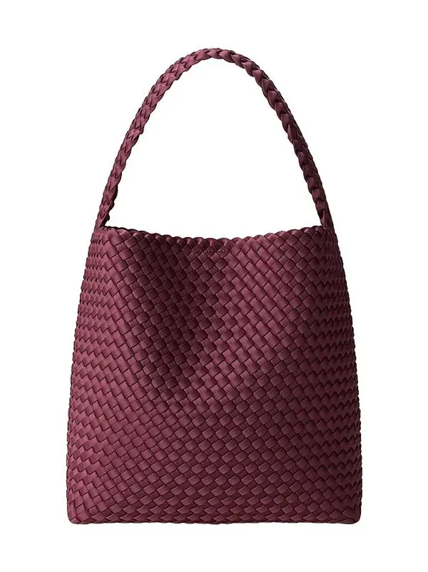 NAGHEDI Nomad Medium Hobo Bag - Bordeaux