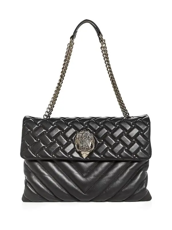 Kurt Geiger Kensington Xxl Leather Shoulder Bag - Black