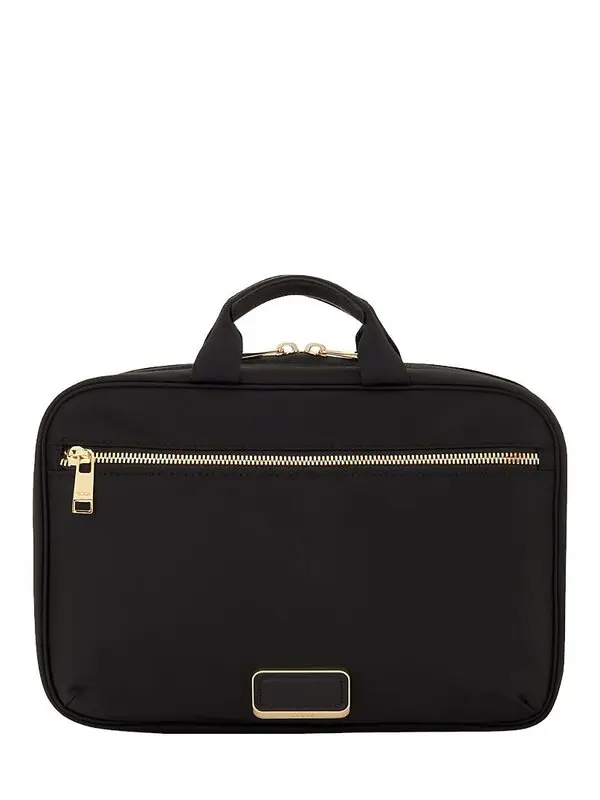Tumi Voyageur Madeline Cosmetic Case - Black/gold