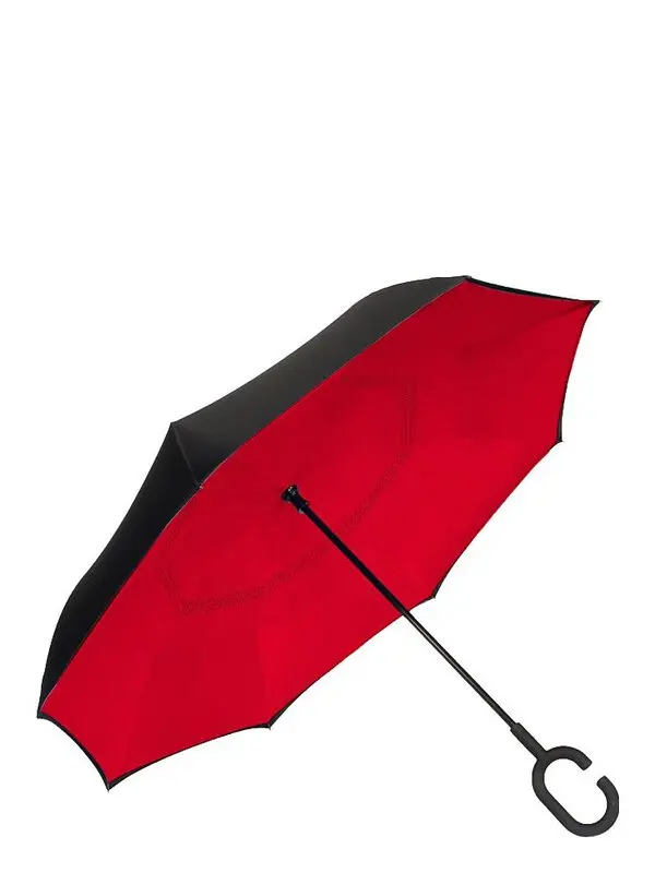 ON GOSSAMER Shedrain Unbelievabrella Umbrella - Black/red