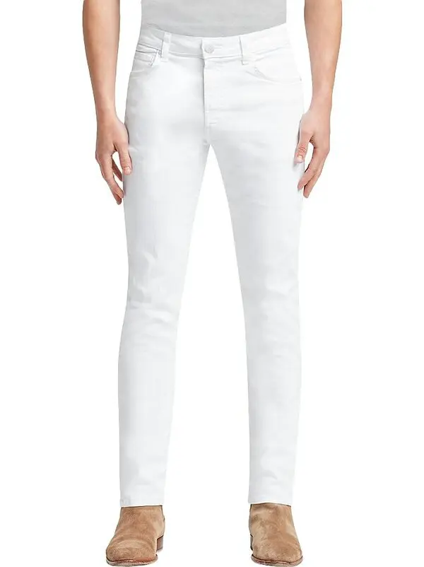 Monfrère Brando Slim Straight Jeans - Blanc