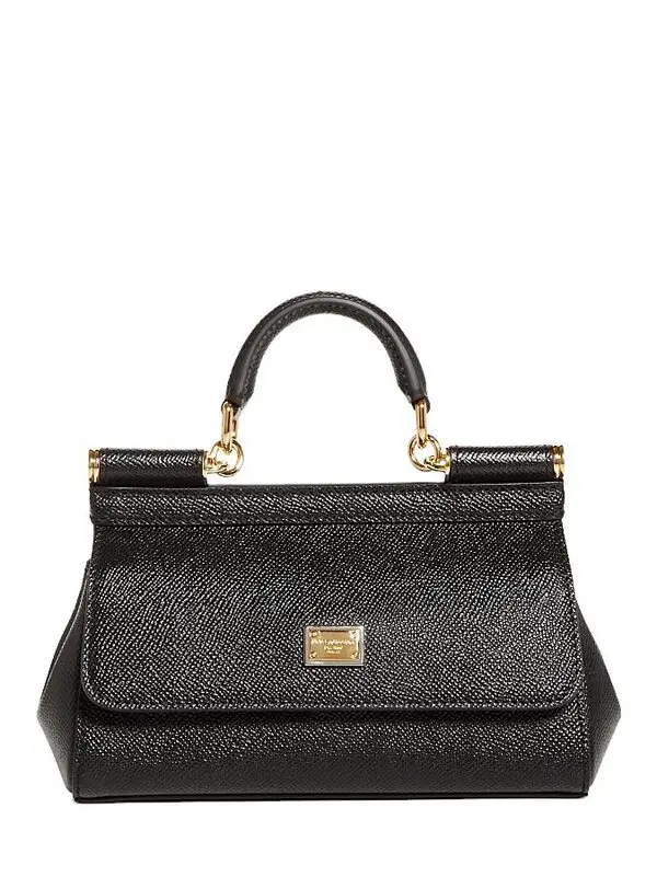 Dolce & Gabbana Small Sicily Handbag - Black