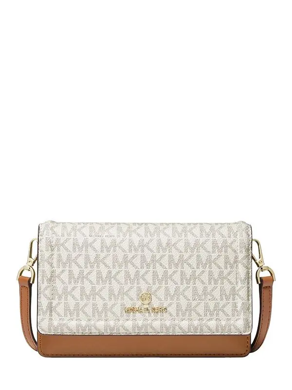 Michael Kors Jet Set Charm Small Phone Crossbody - Vanilla/acorn