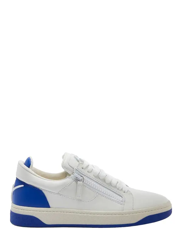 GIUSEPPE ZANOTTI Low-top Leather Sneakers - White