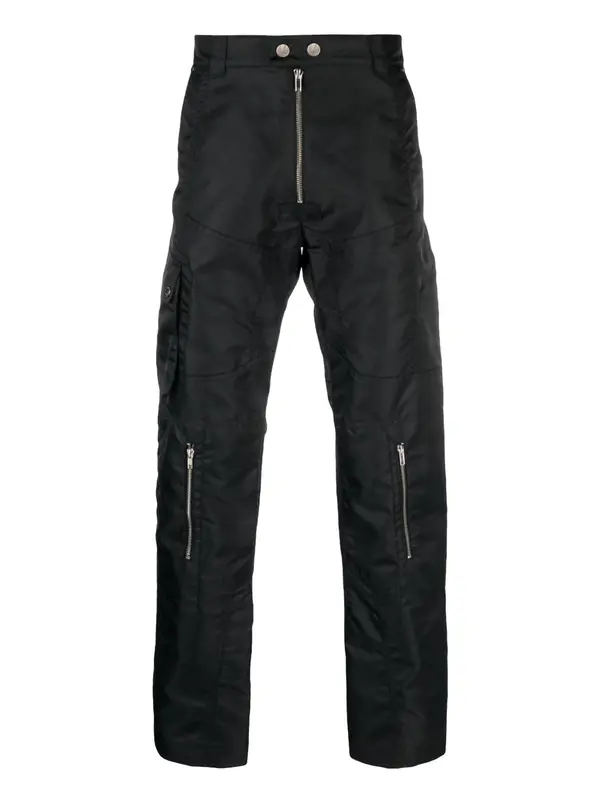 GMBH Panelled Biker Trousers - Black