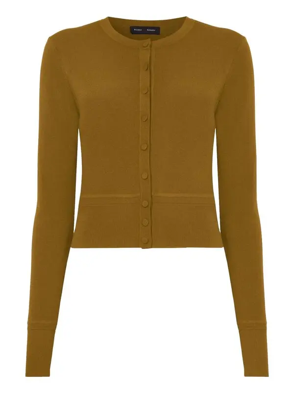 Proenza Schouler Round-neck Cardigan - Brown