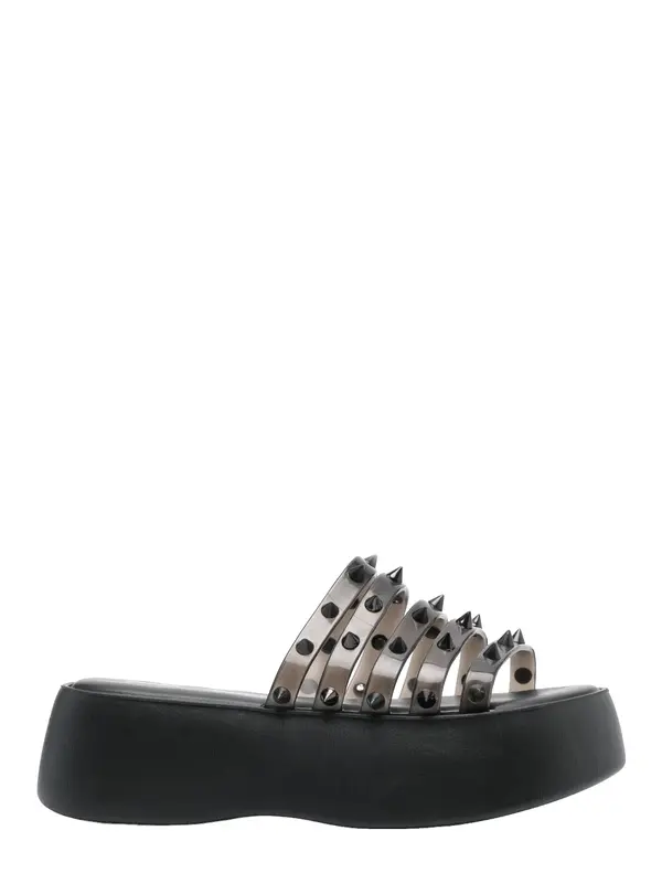 Jean Paul Gaultier X Melissa 60mm Punk Love Becky Platform Sandals - Black