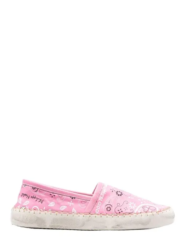 Philippe Model Bandana Print Espadrilles - Pink