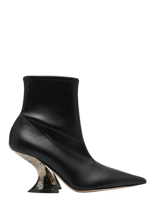 Casadei Elodie 90mm Ankle Boots - Black