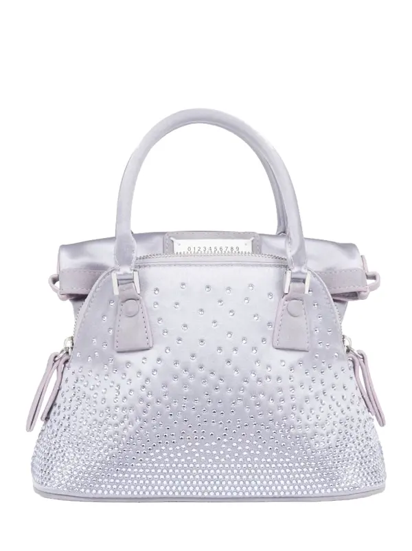 MAISON MARGIELA Micro 5ac Cinema Inferno Shoulder Bag - Silver