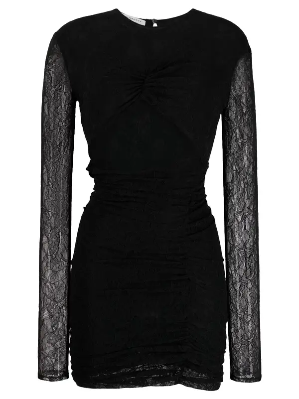 Philosophy Di Lorenzo Serafini Chantilly Lace Minidress - Black
