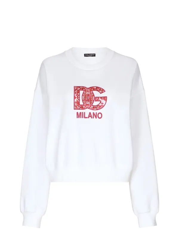 Dolce & Gabbana Logo-print Sweatshirt - White