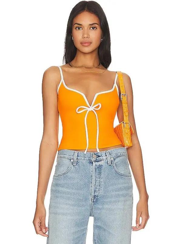 LOVERS AND FRIENDS Maddison Top - Orange & White