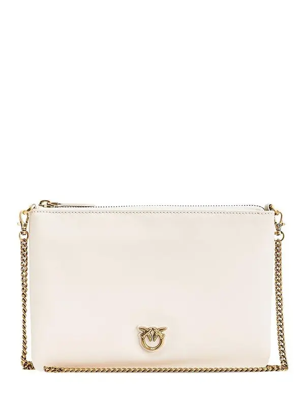 Pinko Classic Vitello Flat Shoulder Bag - Zq