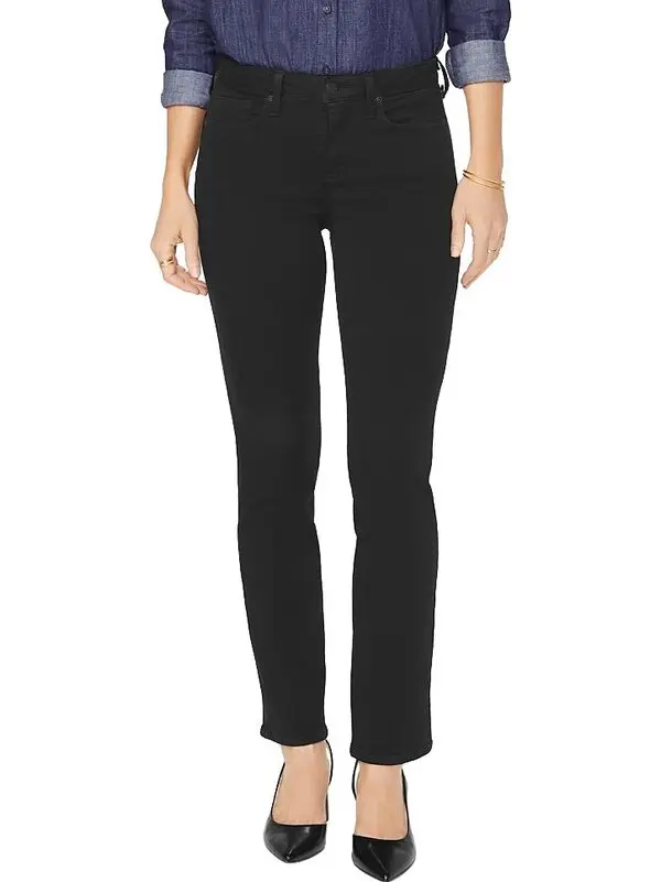 NYDJ Sheri Slim Jeans - Black