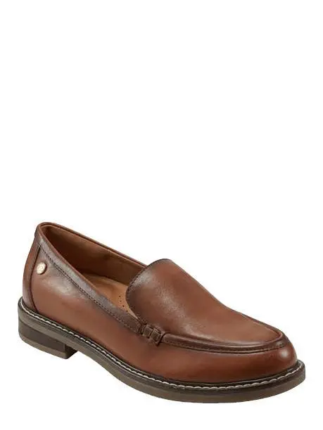 Easy Spirit Jaylin Leather Loafer - Brown