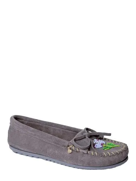 Minnetonka X Lucie Skjefte Ziigwan Waabigwan Slipper - Grey
