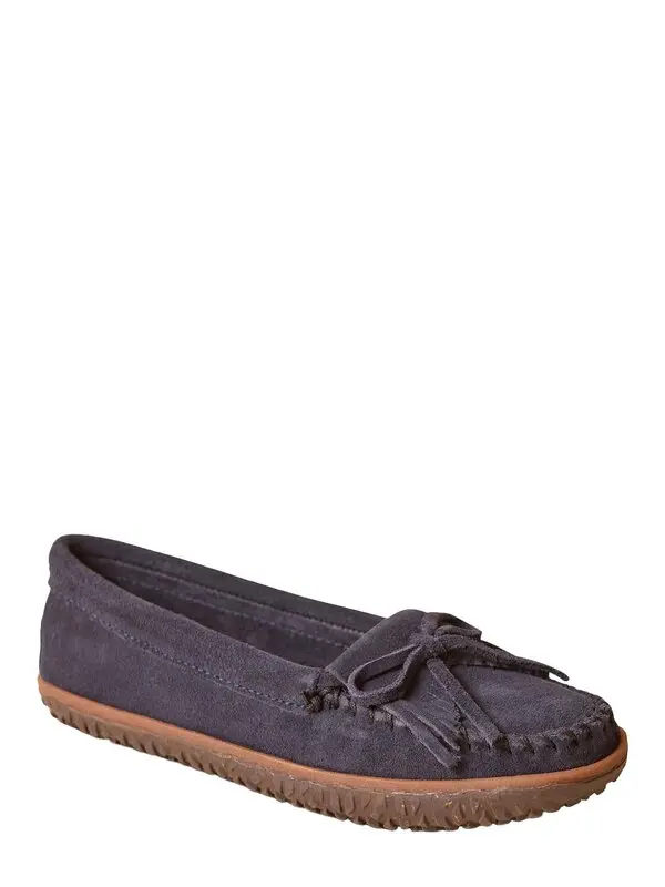 Minnetonka Kilty Tread Slipper - Navy