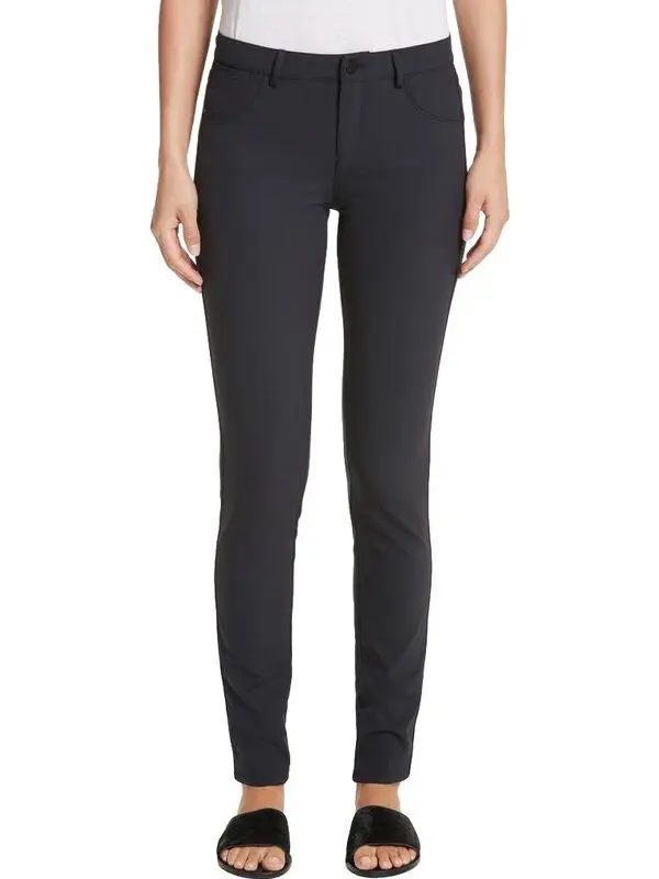 Lafayette 148 New York Mercer Acclaimed Stretch Skinny Pants - Ink