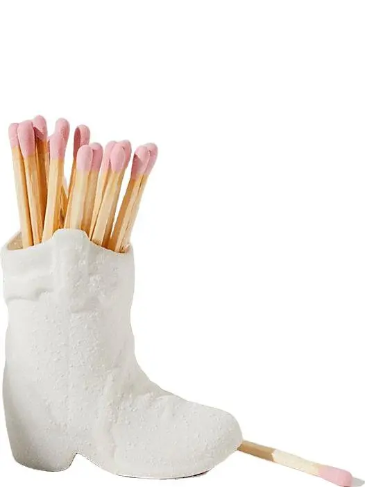 PADDYWAX Cowboy Boot Matches - White