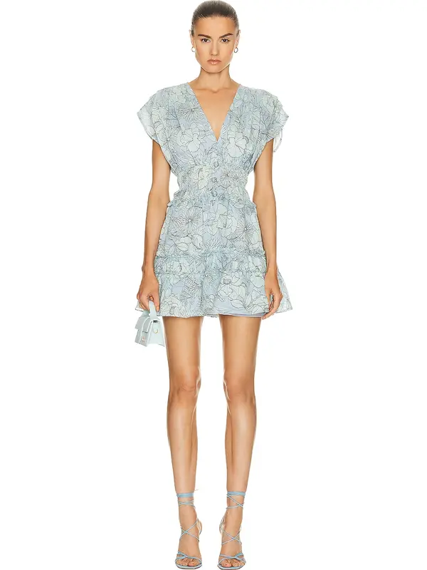 Alexis Ruth Dress - Blue Bloom