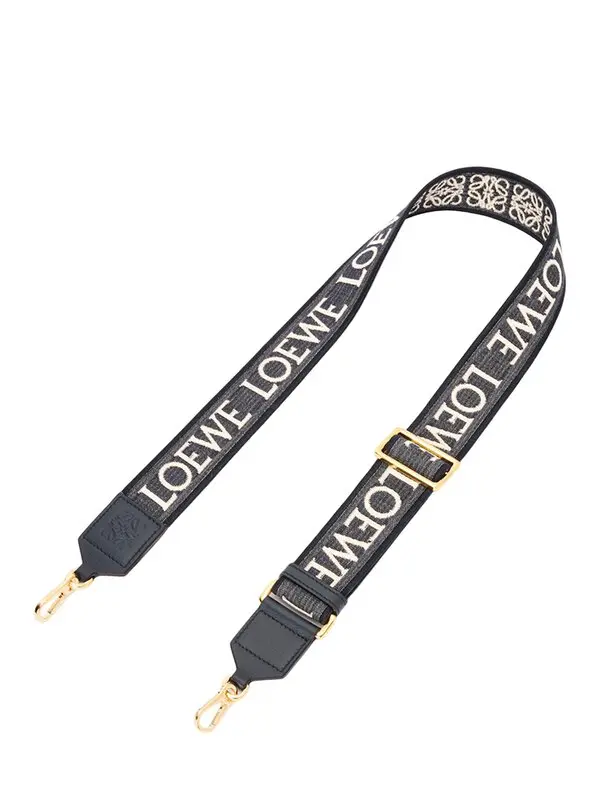 Loewe Jacquard Anagram Logo Strap - Navy