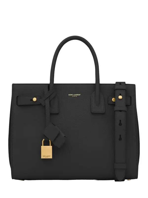 Saint Laurent Sac De Jour Tote Bag - Black
