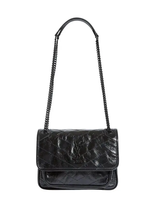 Saint Laurent Niki Shoulder Bag - Black